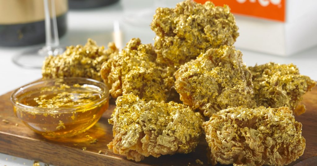 Popeyes Chicken Has Been Dipped in Champagne and Edible 24K Gold - Wall ...